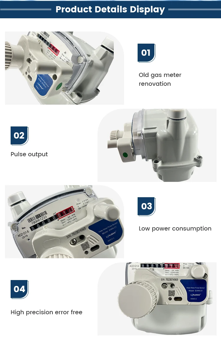 Hyzim Lorawan GAS Meter Pulse Input Sensor Module for Itron