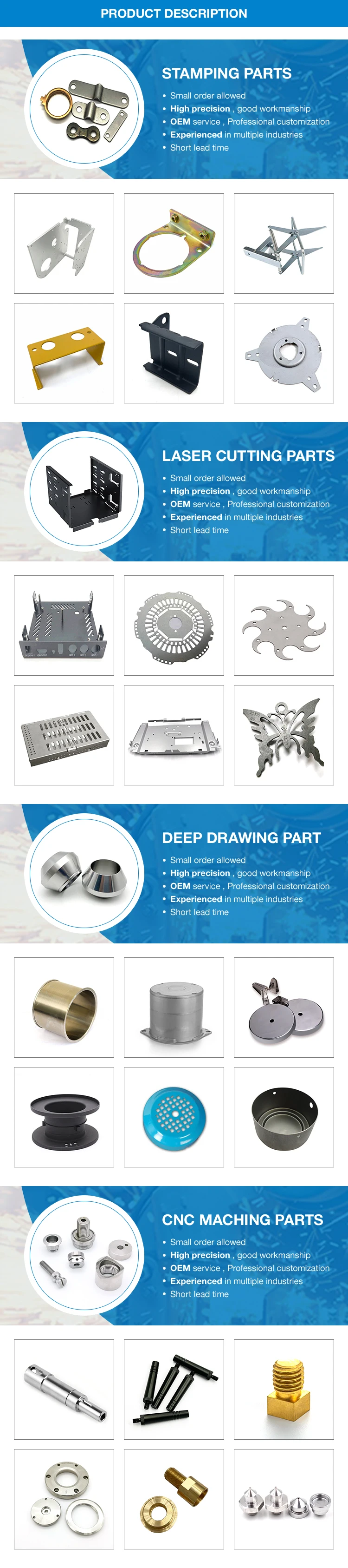 Deep Draw Metal Stamping - Customized OEM Solutions