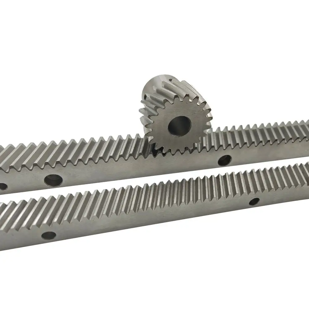 High Quality Steel Nylon Square Helical Gear Rack Pinion Gear For Cnc ...