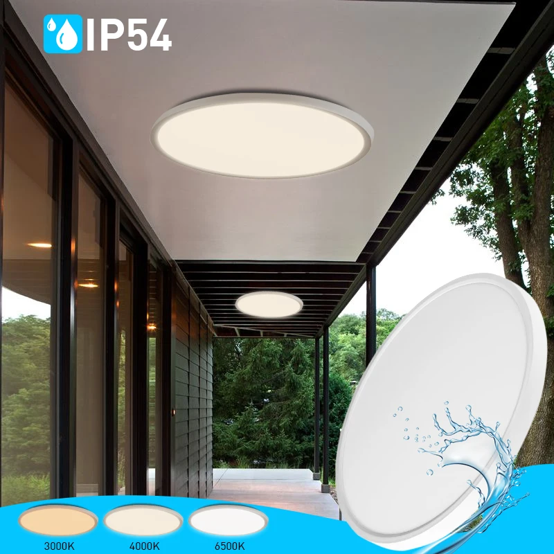 Modern Round Dimmable Remote Control Ceiling Light Fixtures Home Office ...