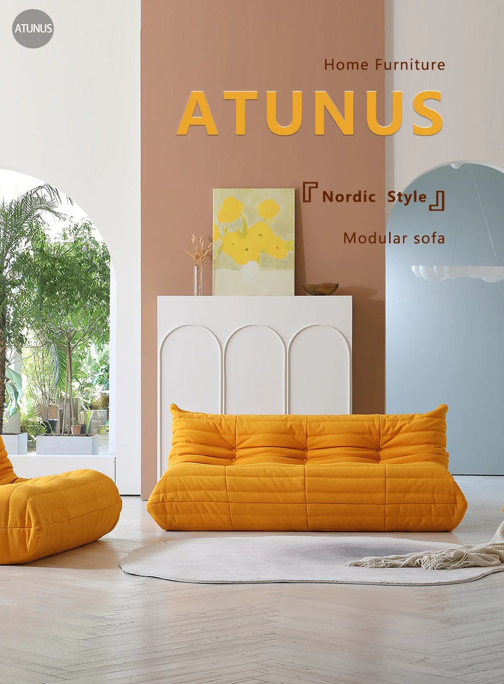 Hot Sales Nordic Style Tatami Sofa - Comfy Minimalist Living Room Couch ...