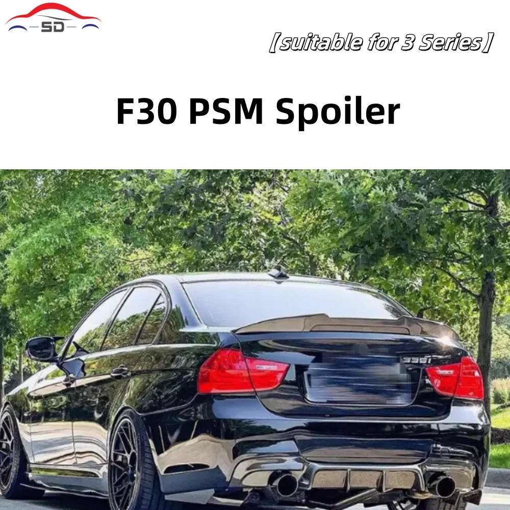 PSM Style ABS Plastic Rear Spoiler for BMW 3 Series F30 Easy ...