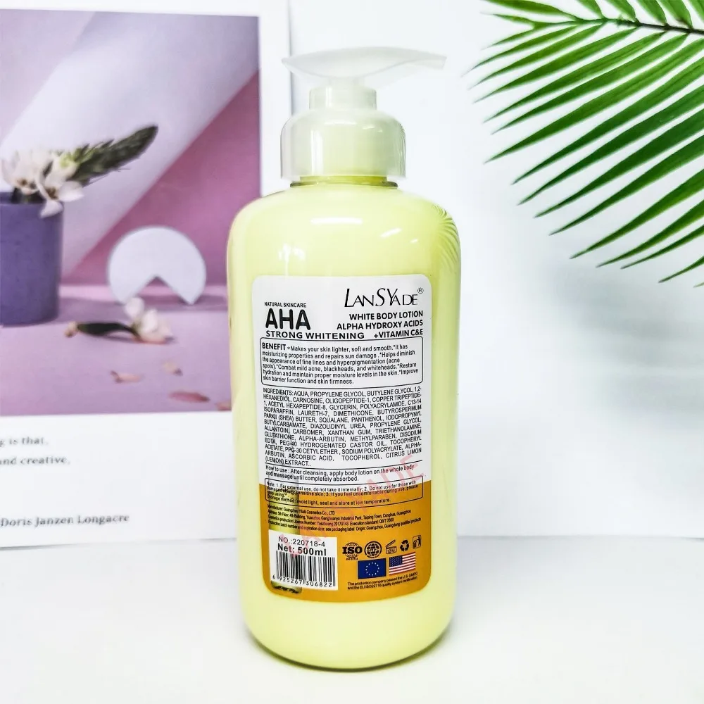 Whitening Body Lotion - AHA Fruit Acid Skin Brightener