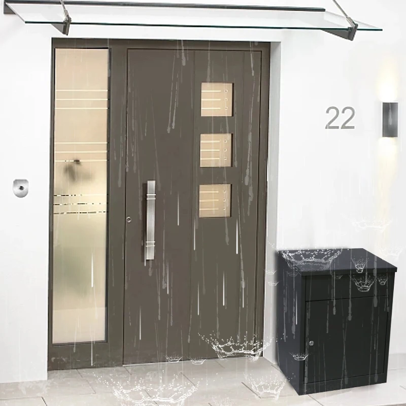 Custom Outdoor Waterproof Delivery Drop Box Anti-theft Porch Letter ...