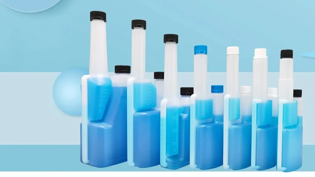 8 Oz Hdpe Double Neck Measuring Plastic Dosing 250ml Bottle For Fuel ...