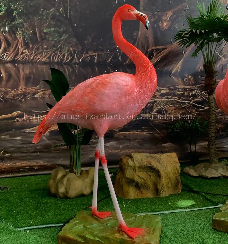 Simulation Animated Flamingo Model Realistic Animatronic Animals ...