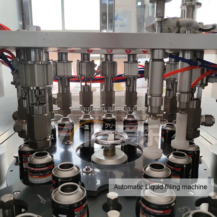Aerosol Spray Paint Filling Machine - High Accuracy & Speed
