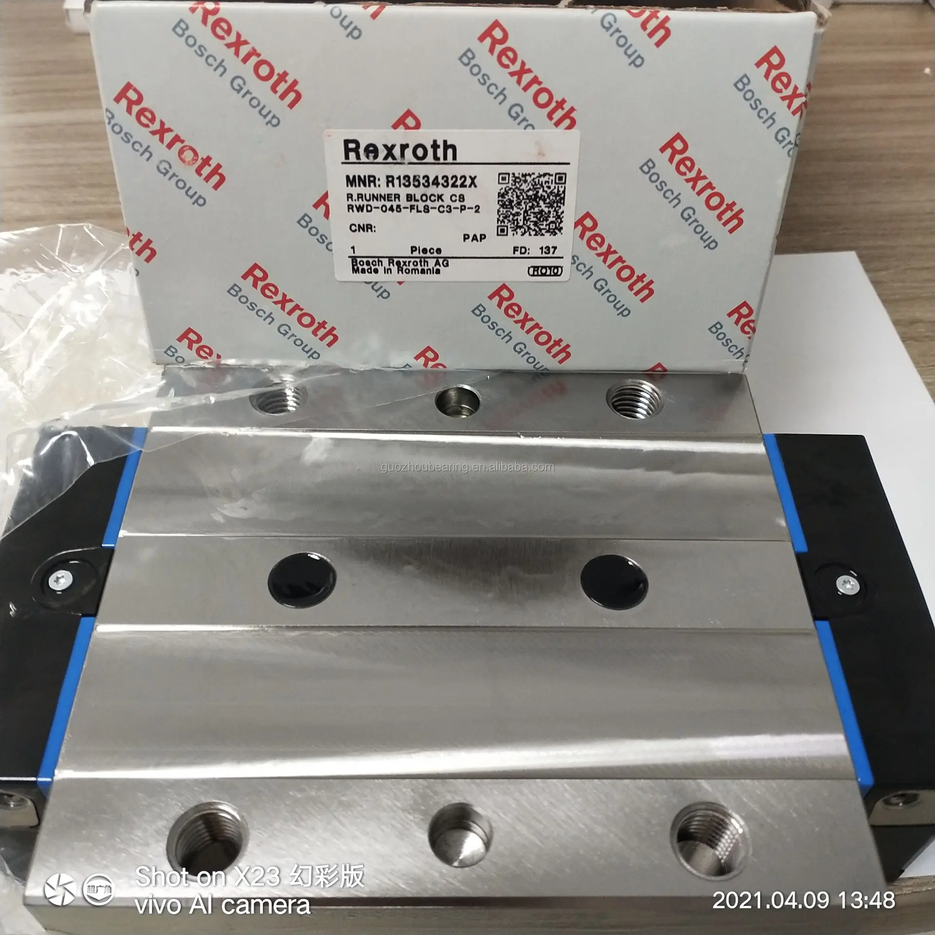 Rexroth Linear Guide Rail R180565331 - Precision & Durability