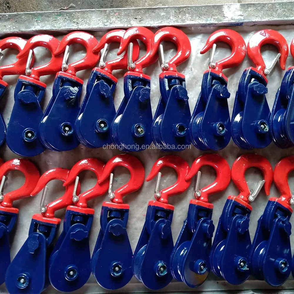 Single Sheave Wire Rope Snatch Rigging Block Light Type Champion Snatch ...