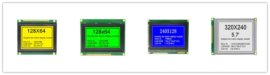 128x64 Graphics Dot Matrix 128*64 Lcd Display Screen Module - Buy 128x64 Graphics Lcd Display ...