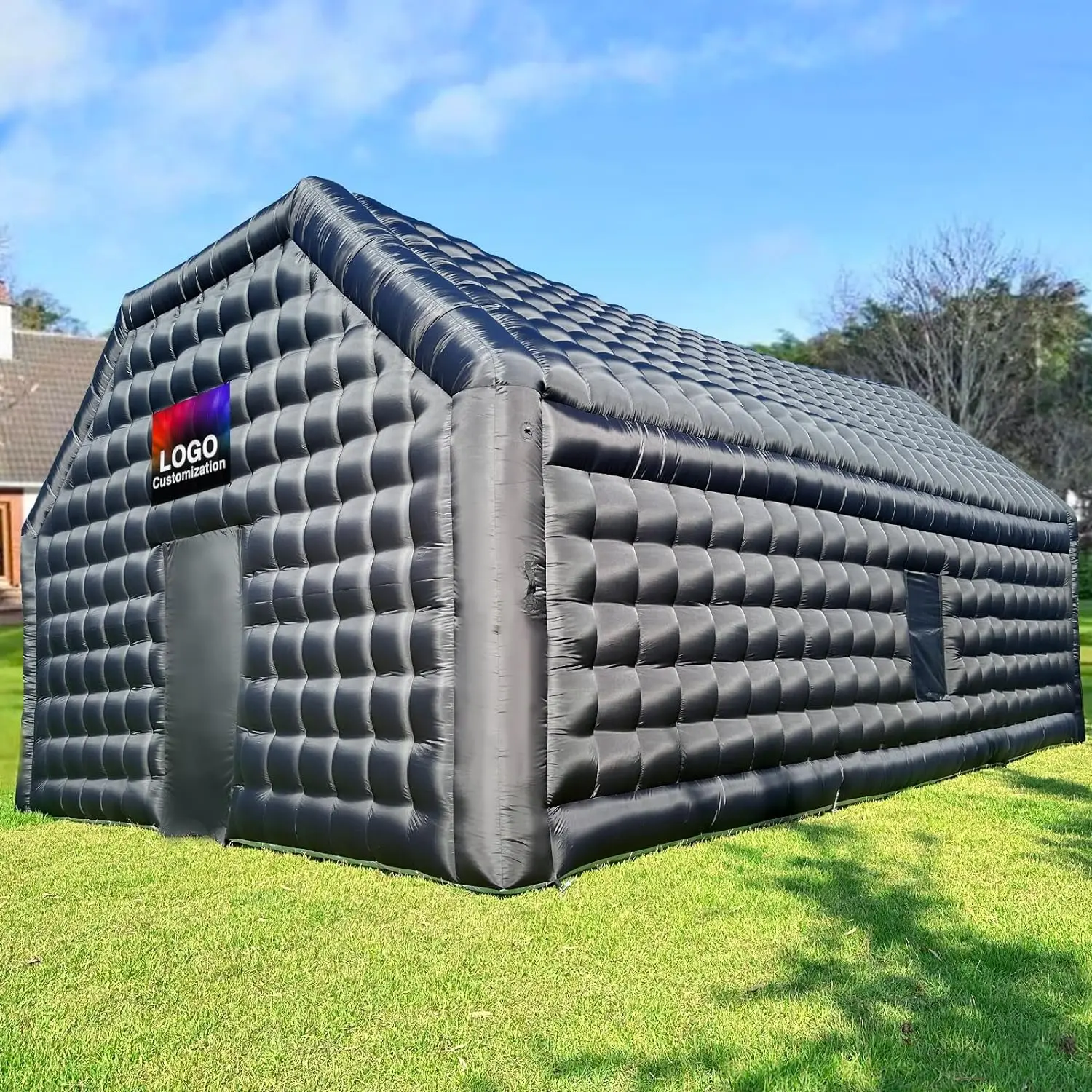 Warsun Black Led Disco Light Blowup Tent Inflatable Party Bar Pub ...