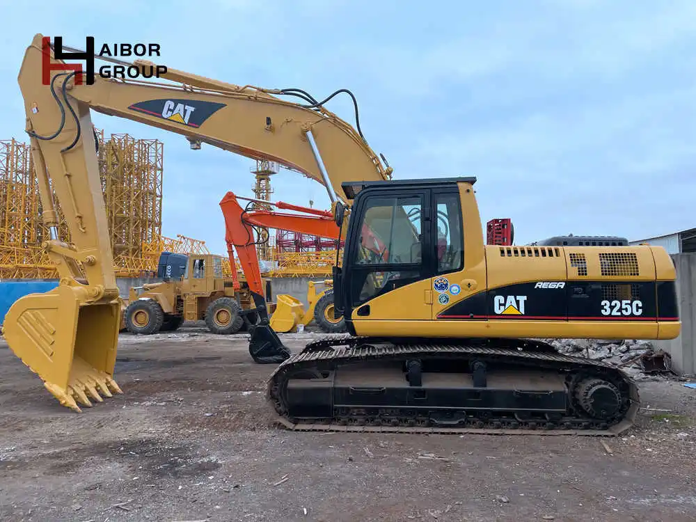 Used Excavator Caterpillar 325C CAT325C Original Crawler Excavator ...