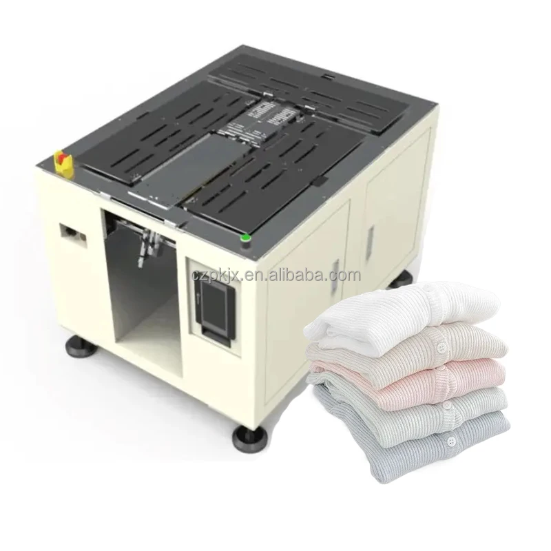 Semi Automatic T-shirt Folding Machine Automatic Clothes Folding ...