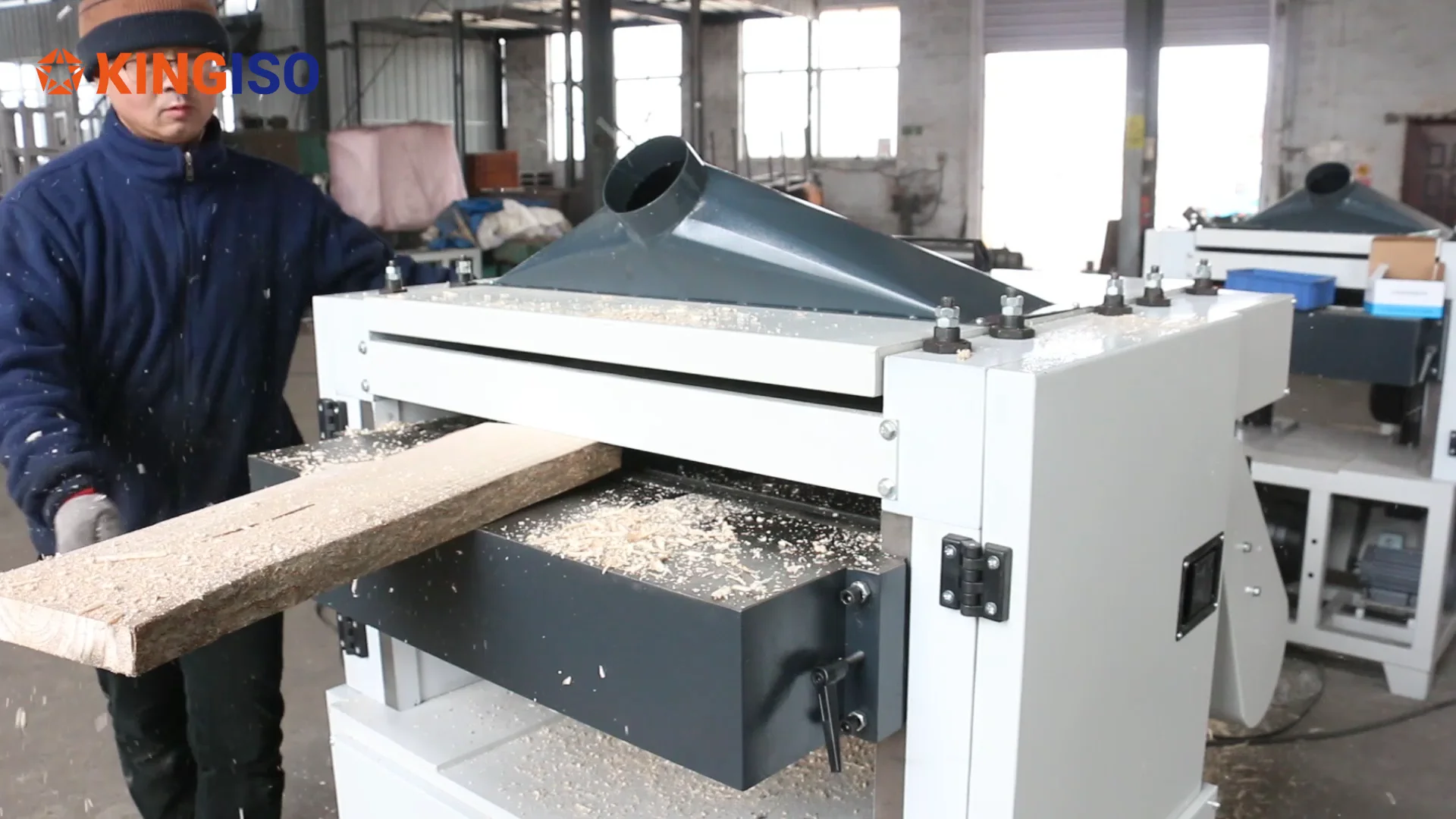 Kingiso Professional Automatic European Wood Thicknesser Planer Single ...
