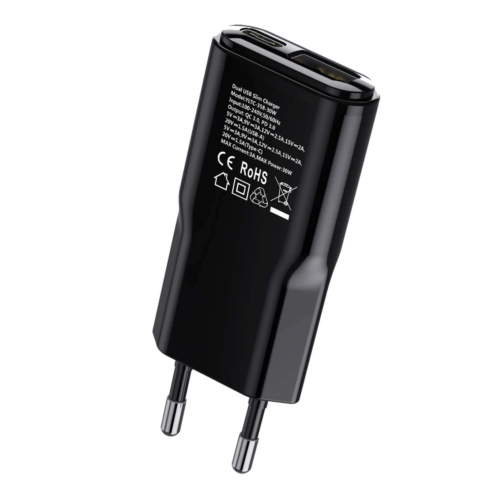 Micro Usb Type C Fast Charging Charger Emergency Mobile Phone Small ...