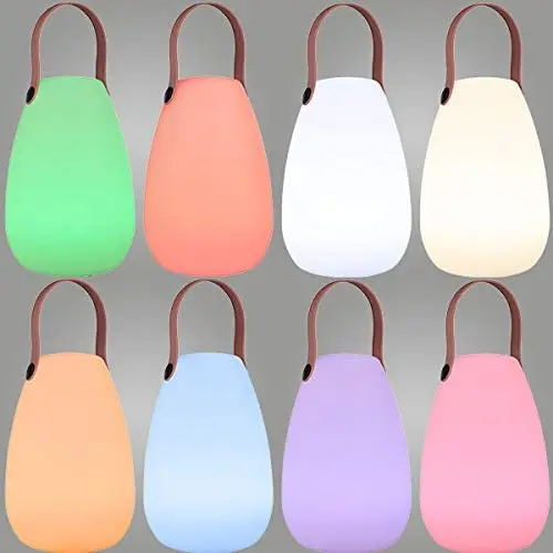 Modern Color-Changing LED Rechargeable Table Lamps