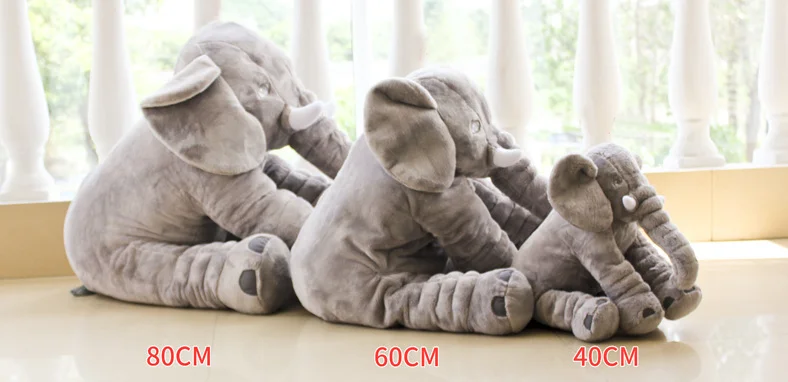Factory Outlet Large Elephant Hugging Plush Toy 24 Inches Stuffed ...