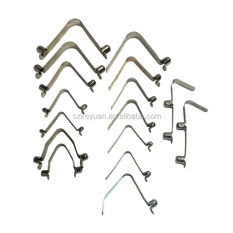 Progressive Stamping Metal Spring Clip Flat Spring Steel Tool U Clips ...