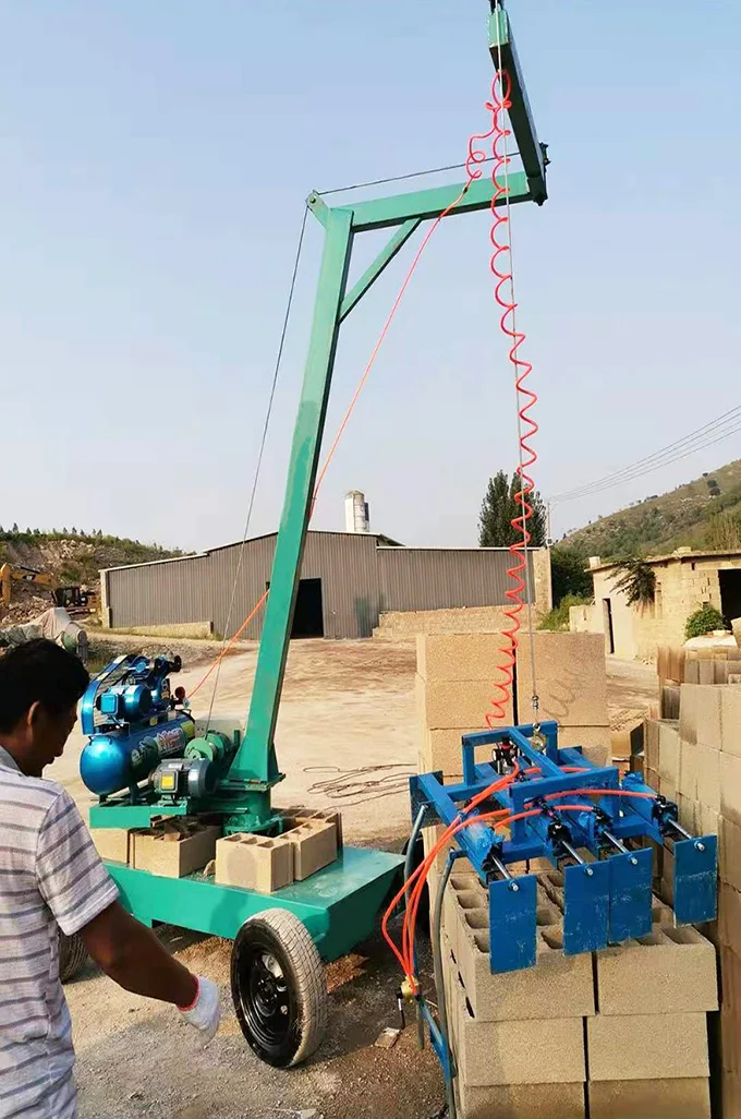 Small Manual Block Clamp Block Cuber for Sale Block Collecting Stacker ...