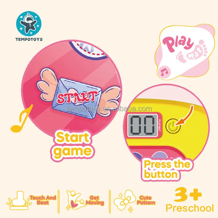 Tempo Toys Hot Sale Children Dancing Challenge Playmat Dance Mat ...