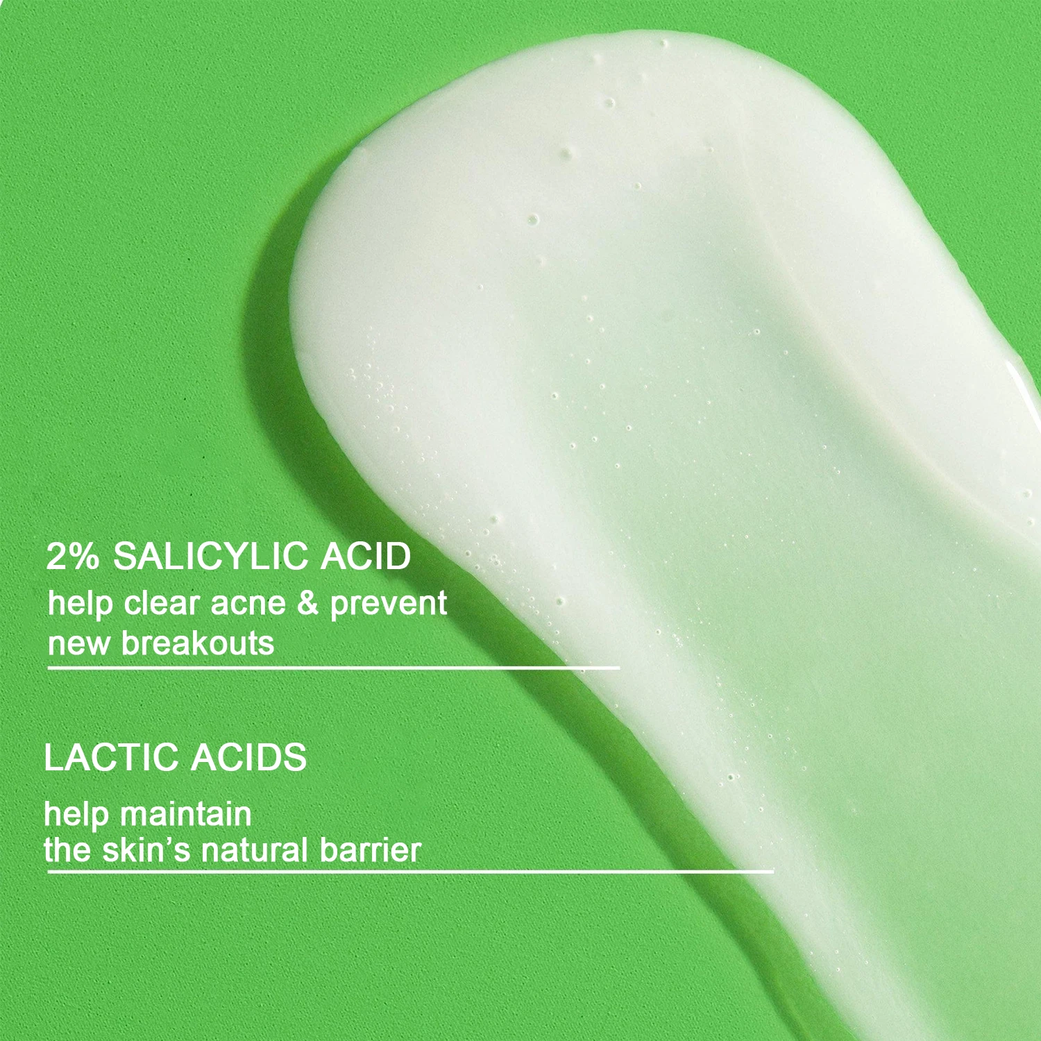 2% Salicylic Acid Acne Cream Fast Repair Barrier Face Pimple Gel for ...
