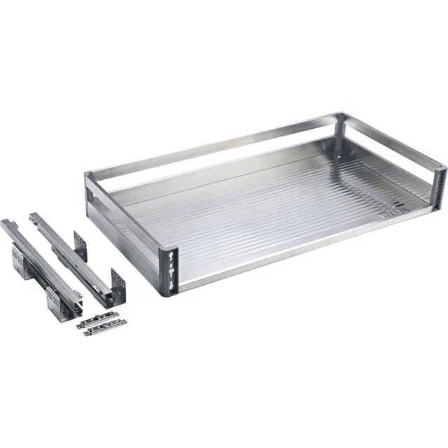 Kitchen Pull Out Storage Pull Out Three Side Drawer Basket Condiment ...