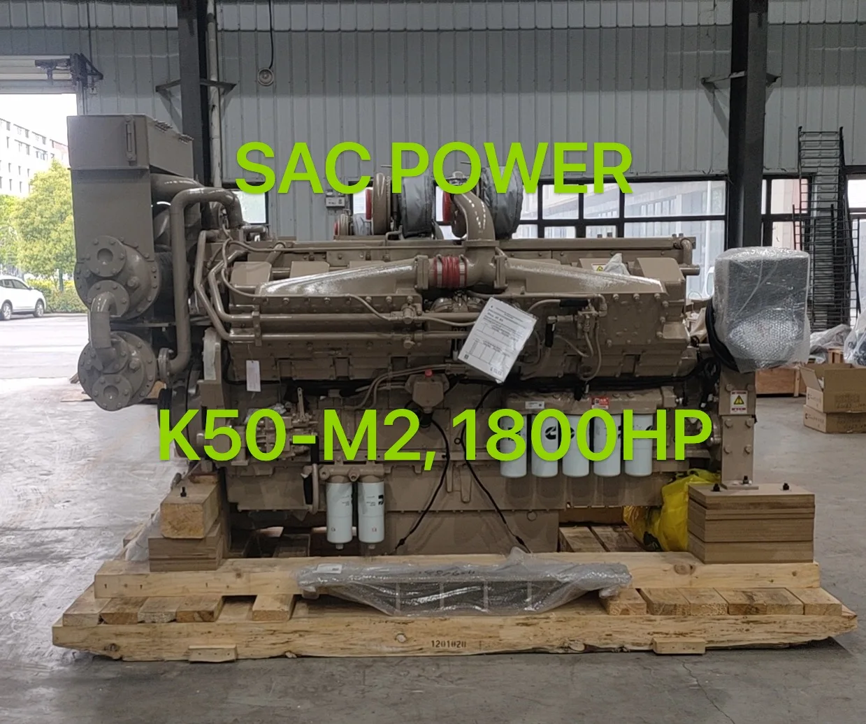 Diesel Marine Engine Cummins K50 KTA50-M2 1342KW 1800HP