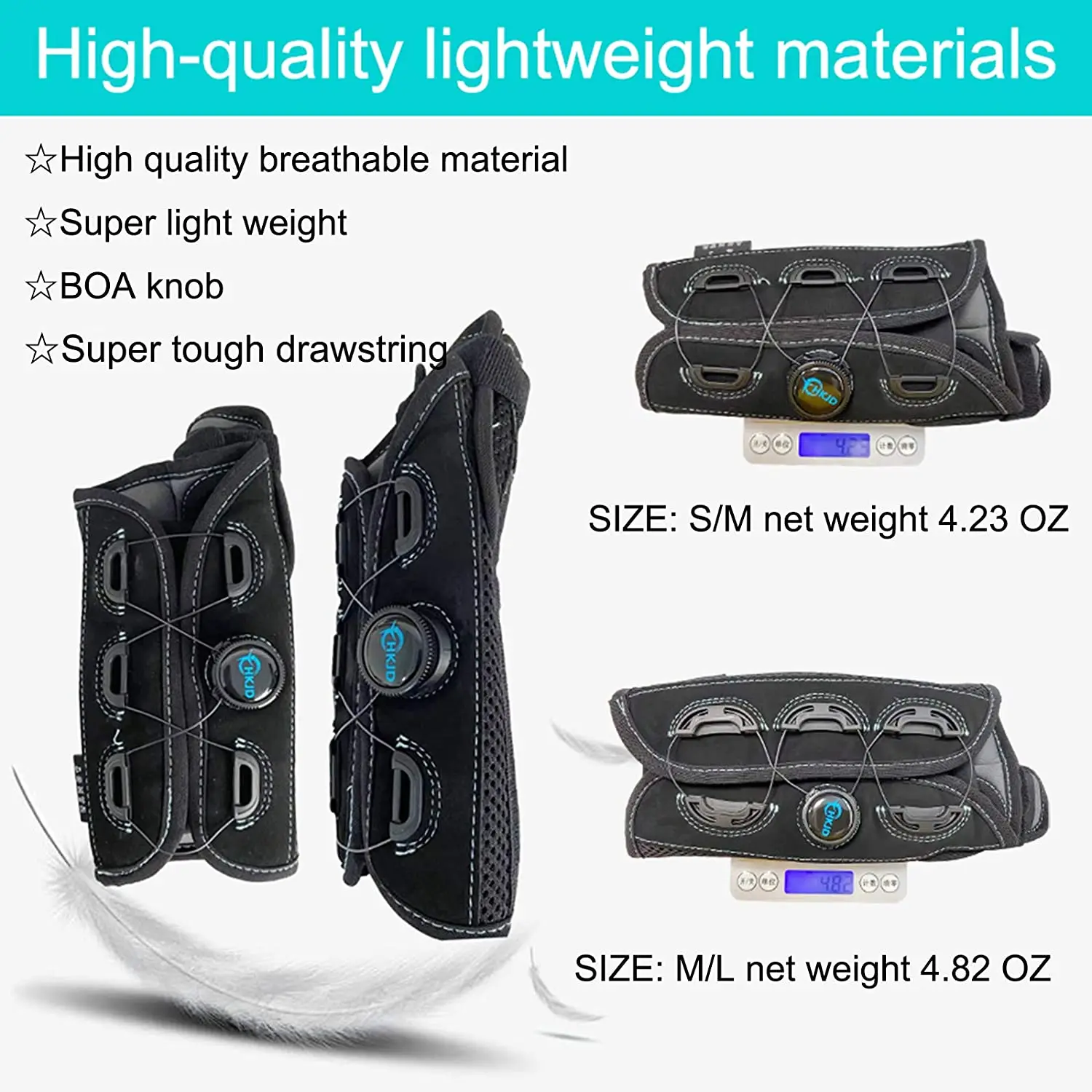 HKJD Adjustable Medical Hand Thumb Wrist Brace Support Splint Rotary ...