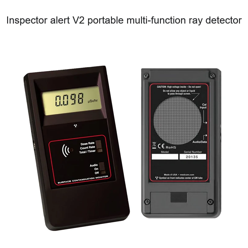 Geiger Counter Nuclear Radiation Detector Inspector Alert V2 Portable ...