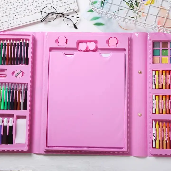 Drawing Kids Customized Painting Set Creative 208 Pcs Children's ...