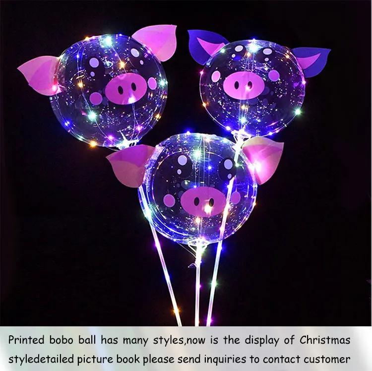 Handle Bobo Heart Shape Led Light Balloons - Buy Handle Led Balloons ...