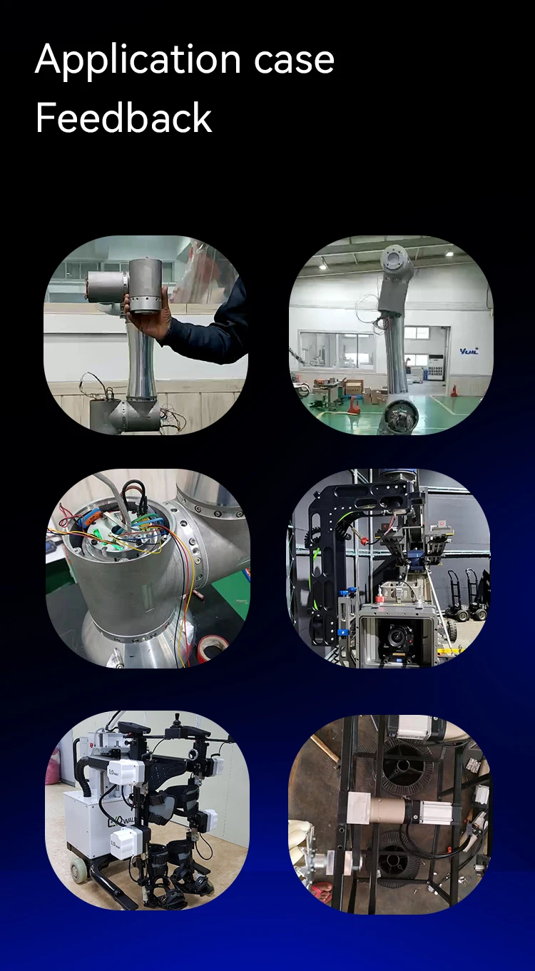 80mm Robot Joint Brushless Bldc Device Motor With Hone Drive Encoder ...