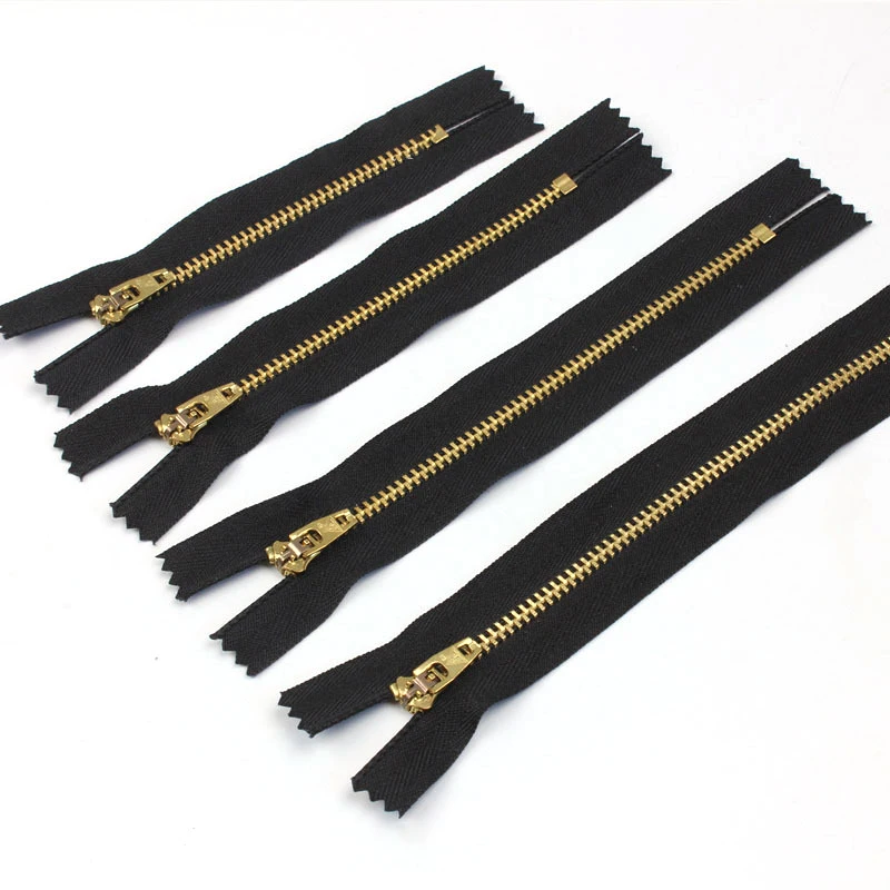 Wholesale 3# 5# Brass Auto Lock Zipper for Jeans - Smooth & Durable