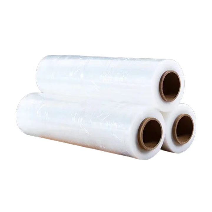 Clear Black Stretch Wrap Moving Wrapping Plastic Roll Packing Hand Wrap ...