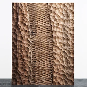 Mumu Sense Of Design 3d Texture Solid Wood Cladding Wallboard Wave ...