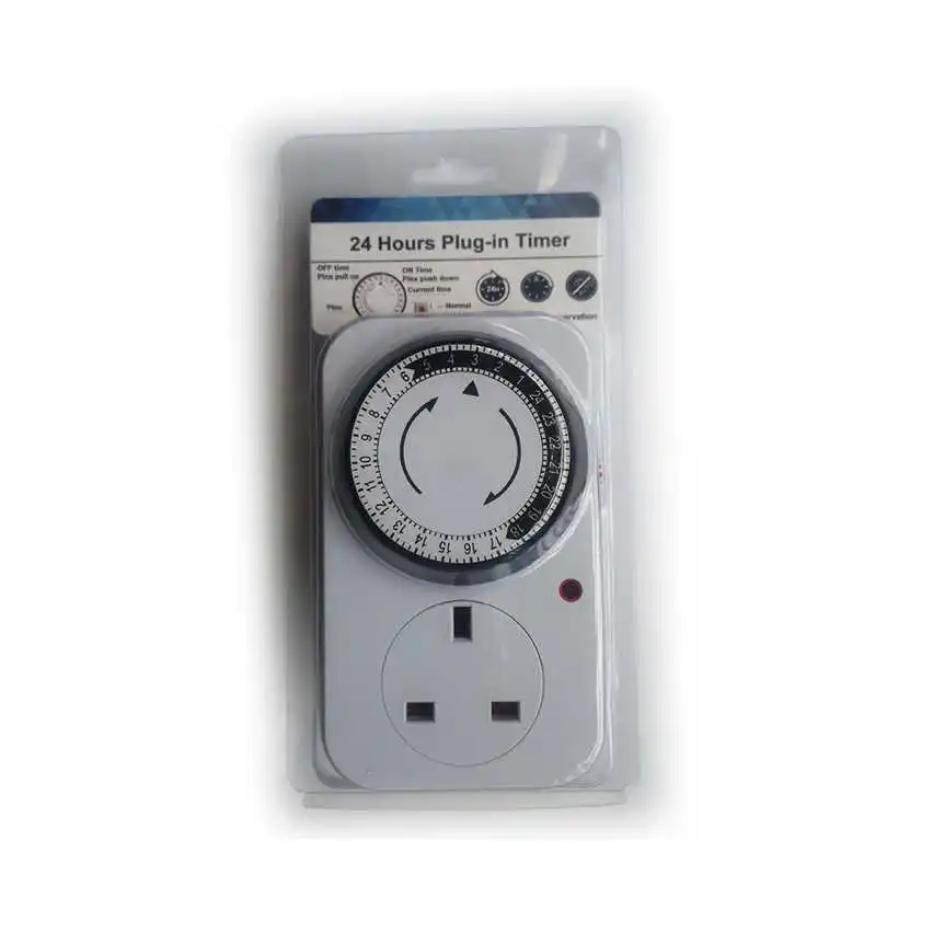 British Household Appliance Mechanical Plug Timer Switch