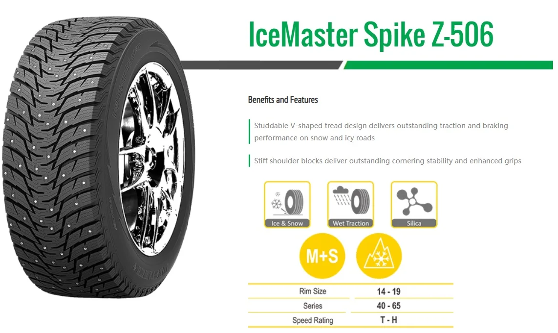 New Goodride Icemaster Spike Z-506 Winter Tyres For Passenger Cars Wet ...