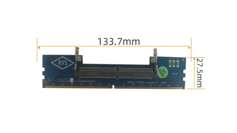 Laptop So Ddr5 Memory Ram To Desktop Ddr5 U-dimm Adapter Tester ...