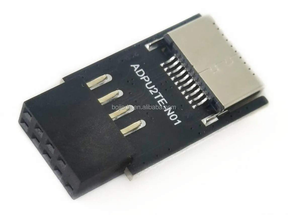 Usb Type-e 20pin Female To Usb 2.0 9pin Male Adapter Card