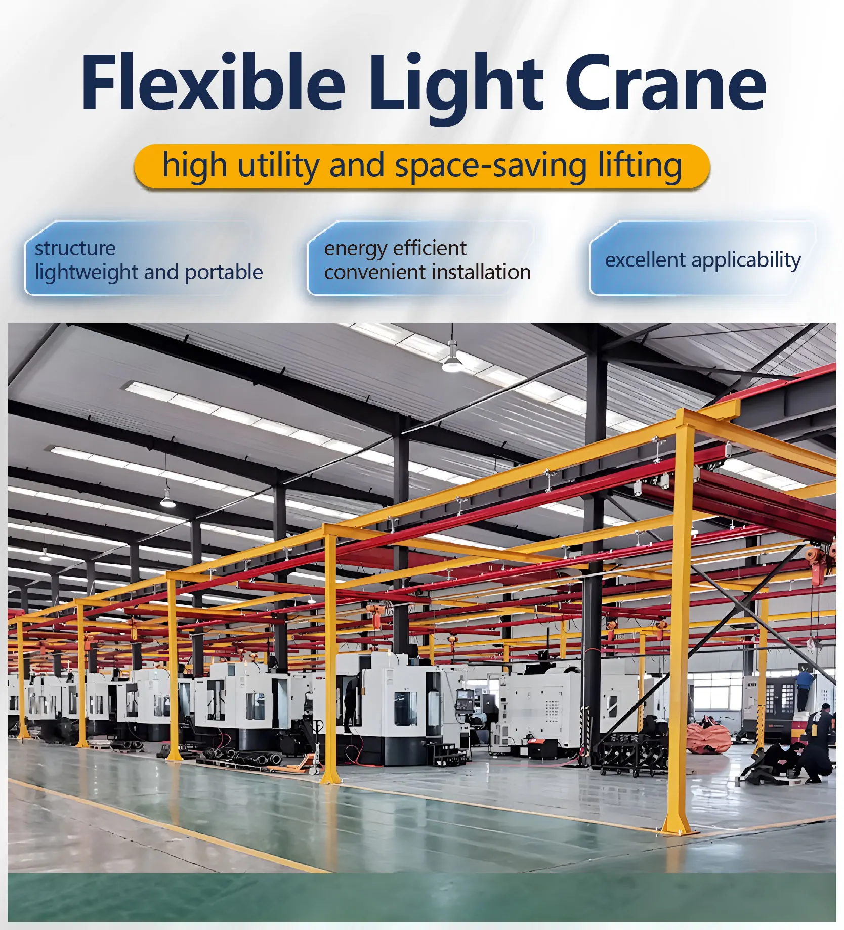 3 Tons KBK Crane - Flexible Composite Suspension Bridge Crane