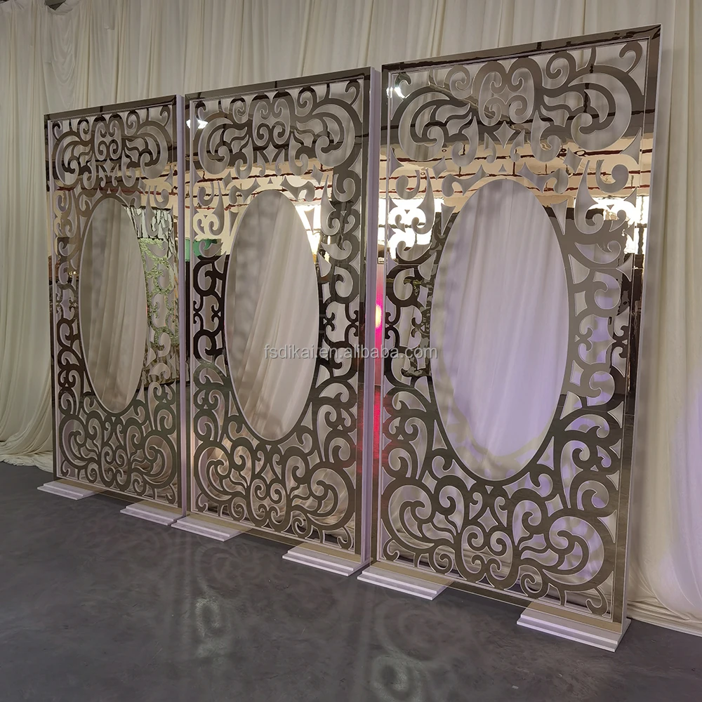 Stunning Design Acrylic Wedding Backdrops Rectangle Decoration for ...