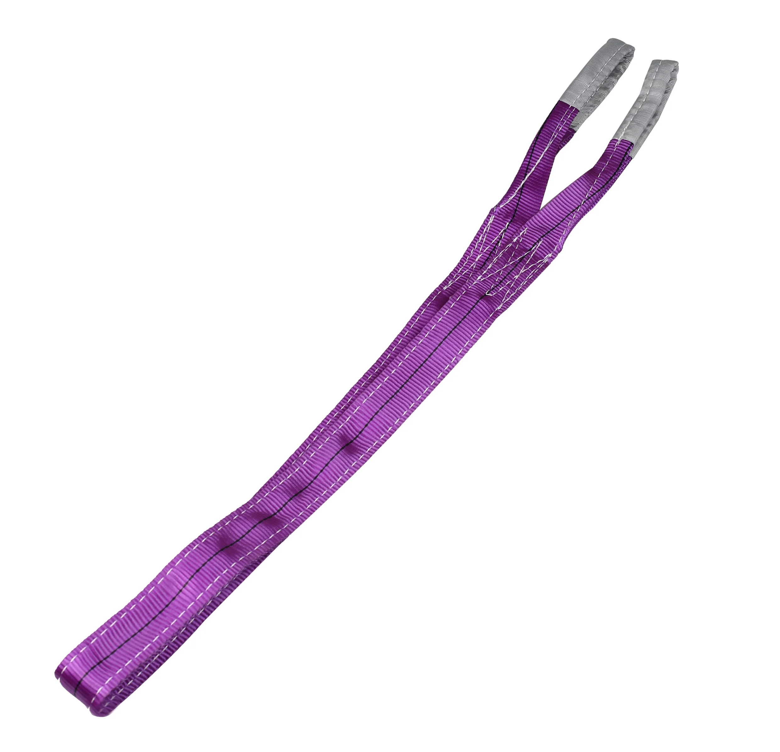 1t Purple Flat Custom Webbing Belt Sling Ropes Nylon Flat Webbing - Buy ...