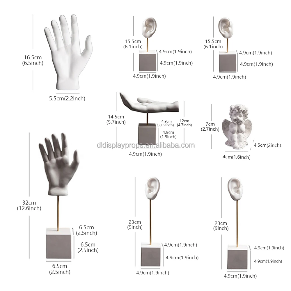 Luxury Jewelry Display Props,Creative Hand Mannequin For Ring Necklace ...
