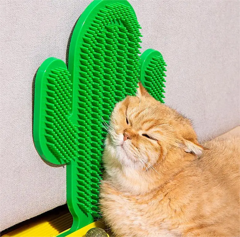 Cat Wiper Corner Tickle Toy Tickle Wiper Massage Brush Face Wiper Hair ...