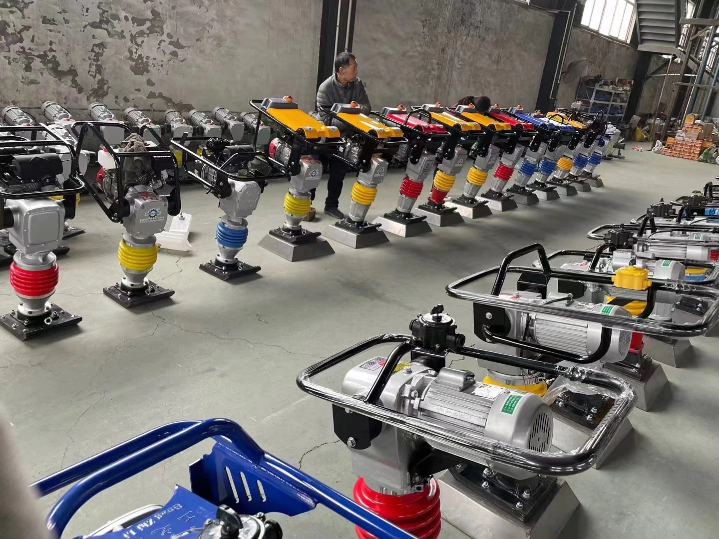 Gasoline Engine Construction Engineering Concrete Vibration Compaction ...