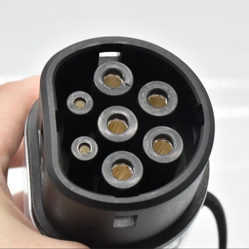 Aichie: 7 Way Plug Ev Connector Electric Car Charging Connector For Car ...