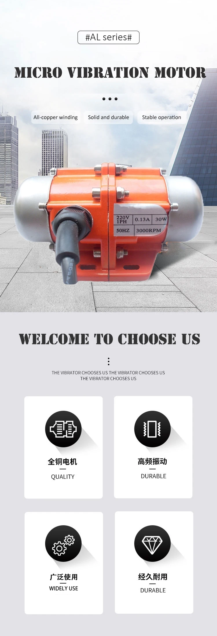 Mini Type Electric Vibration Motor With Speed Control - Buy Electric ...