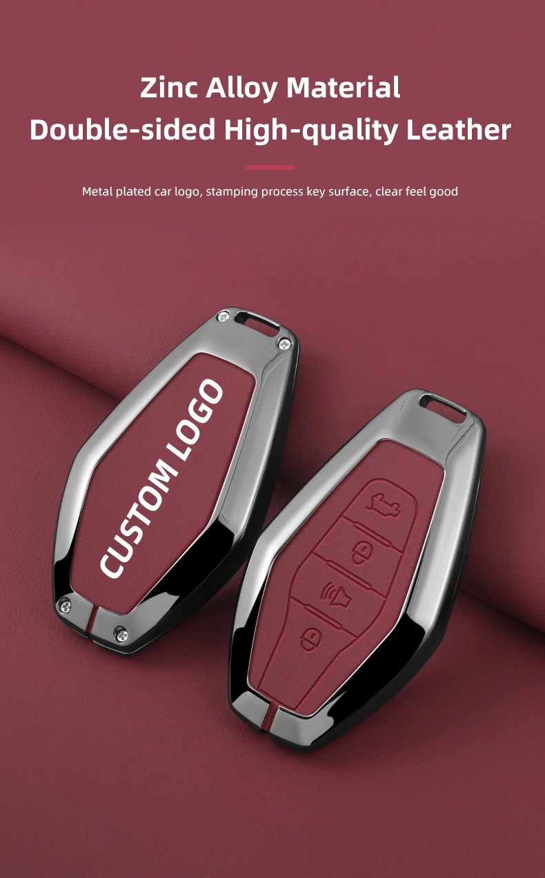 Hot Sale For Jetour Dasheng Car Key Cover 2023 New Zinc Alloy Leather ...