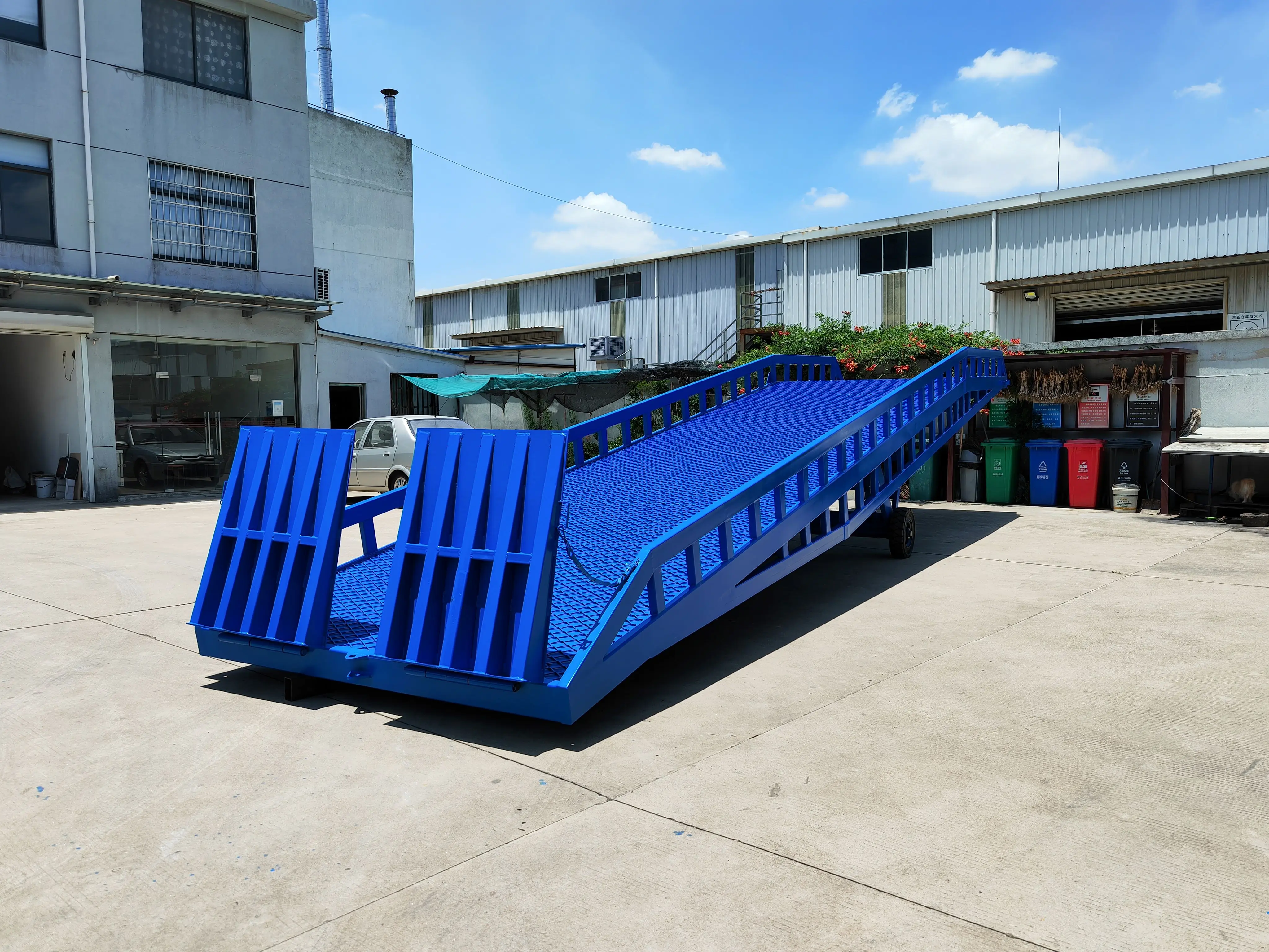 New 15000lbs Mobile Yard Ramp for Dock Loading Bearin Core Component ...
