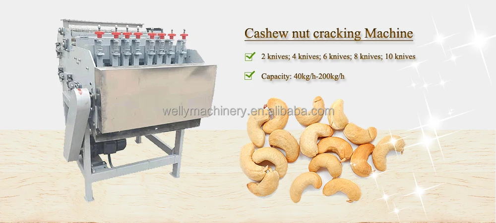 Processing Husker Shelling Nuts Machinery Peeling Automatic Opening Decorticating Cashew Nut ...
